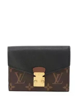 LOUIS VUITTON 2020 Monogram Portefeuille Pallas Compact Wallet - Brown