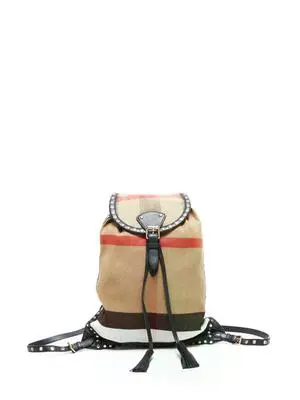 Burberry Studded Check Backpack