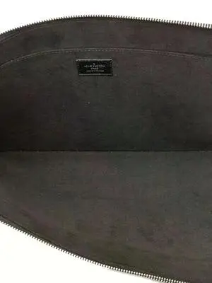 LOUIS VUITTON 2017 Taurillon Initials Circle Pochette Jour Gm - Black