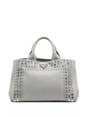 Prada Silver Tone Totes