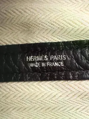 Hermès Garden Party Pm Leather Tote Bag - Black