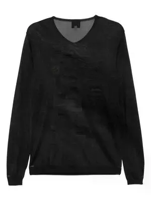 Versace 2000s Medusa-emblem V-neck Sweater