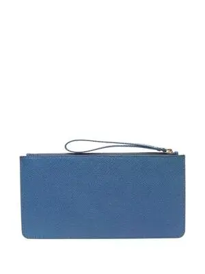 FERRAGAMO 2000-2020s Gancini Leather Clutch