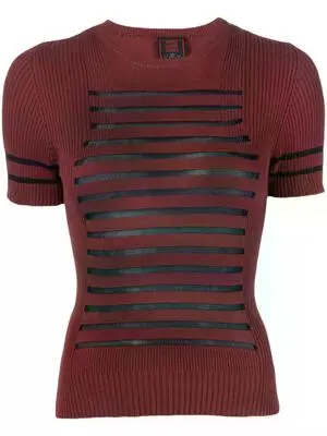 Jean Paul Gaultier Striped Tops