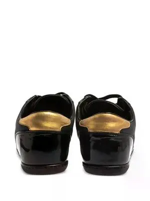 LOUIS VUITTON Leather Lace-up Sneakers