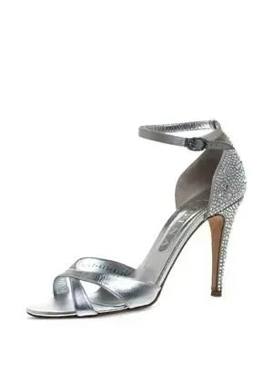 GINA 2024 110mm Crystal-embellished Sandals