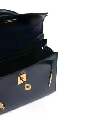 Hermès 1995 Kelly Sellier 20 Bag - Blue