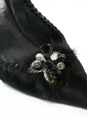 LE SILLA 100mm Crystal-embellished Pumps