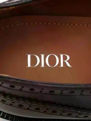 Dior Perforated Leather Lace-up Shoes