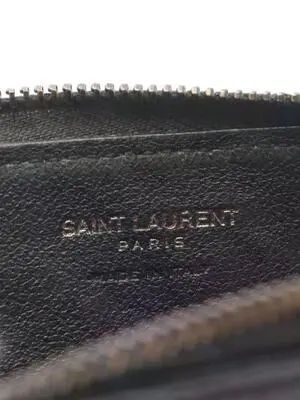 Saint Laurent 2000s Leather Key Ring Purse