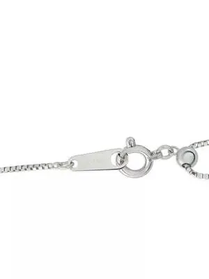 LB EXCLUSIVE 18k White Gold Diamond Heart Pendant Necklace