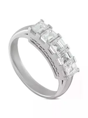LB EXCLUSIVE Platinum Diamond Ring - Silver