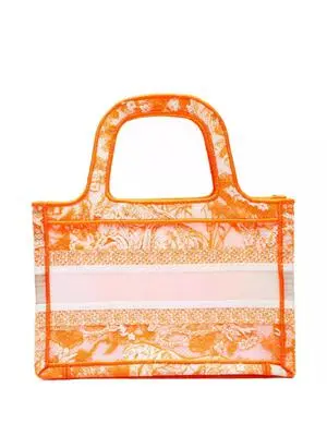 Dior Floral-pattern Tote Bag - Orange