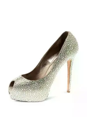 LE SILLA 135mm Rhinestone-embellished Pumps