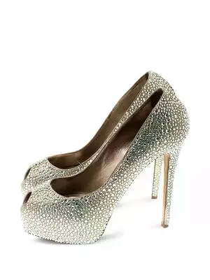 LE SILLA 135mm Rhinestone-embellished Pumps