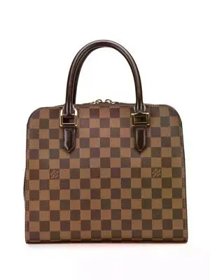 LOUIS VUITTON PRE-OWNED 2003 Damier Ebene Triana Handbag - Brown