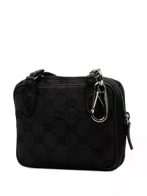Gucci Gg Canvas Crossbody Bag - Black