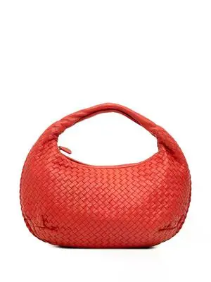 Bottega Veneta 2011 Medium Nappa Intrecciato Belly Hobo Bag - Red