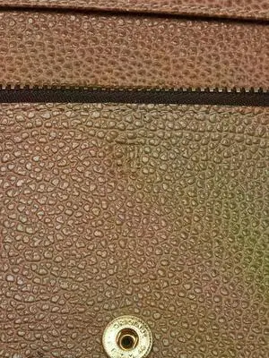 Carolina Herrera Pre-owned Ch Leather Grain Wallet