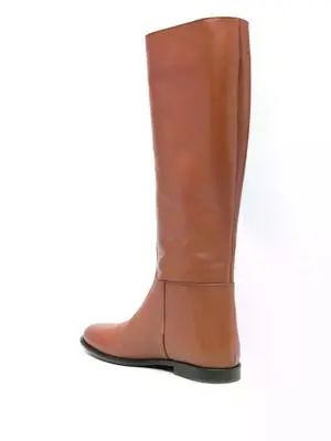 Etro Debossed-logo Leather Boots