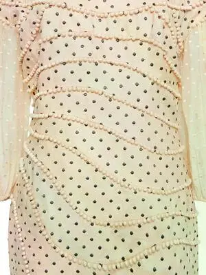 Zimmermann Beaded-embellishments Polka Dot-pattern Mini Dress