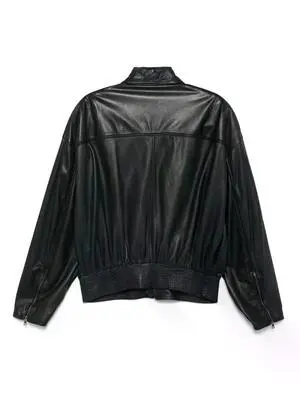 Versace 1980s Leather Jacket