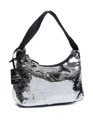 Prada 2020s Re-edition 2000 Shoulder Bag - Metallic