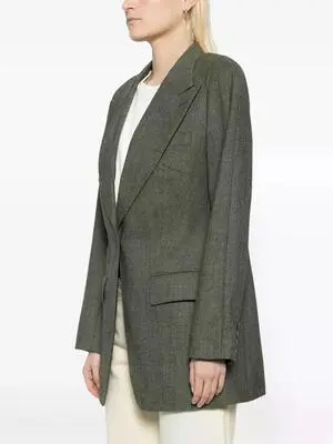 Chloé Long Raglan-sleeves Single-breasted Jacket