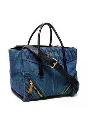 Miu Miu 2010 Denim Tote Bag