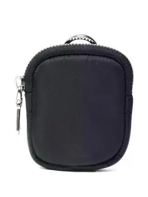 Prada 2020-2025 Mini Zip Coin Purse - Black