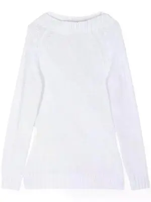 Celine Boat-neck Cotton Jumper