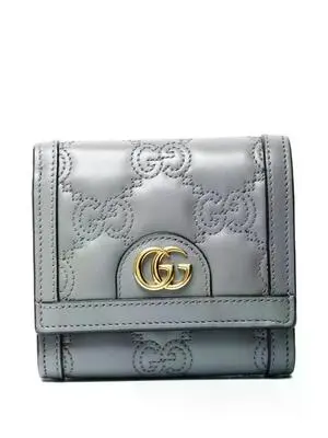 Gucci 2015-2020 Gg-quilted Wallet - Grey