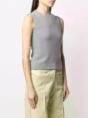 Giorgio Armani 1990s Round-neck Sleeveless Top