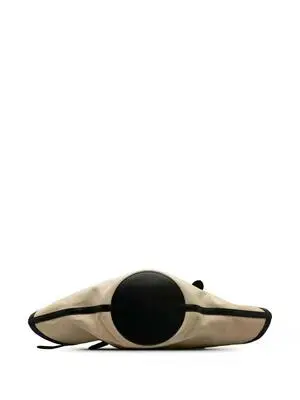 JIL SANDER Canvas Sombrero Satchel