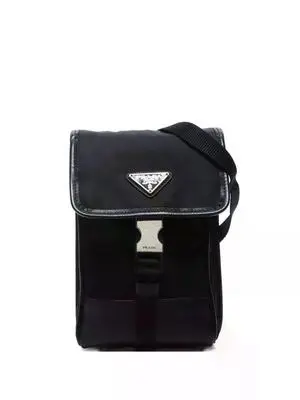 Prada 2010s Triangle-logo Cross Body Bag