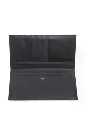 CARTIER 2000-2010s Logo-embossed Bi-fold Wallet