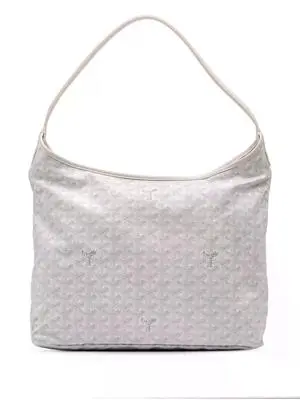 Goyard 2023 Ine Boheme Hobo Shoulder Bag - White