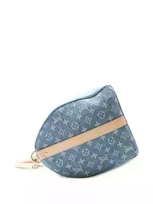 LOUIS VUITTON Keepall Bandouliere 45 Tote Bag - Blue