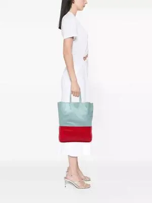 Celine 2012 Bicolor Leather Vertical Cabas Tote