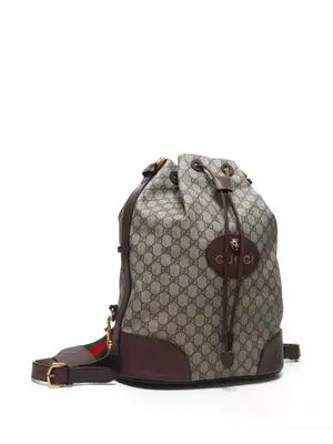 Gucci 2000s Gg Canvas Backpack