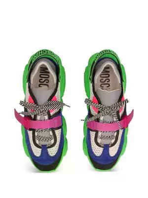 Moschino Teddy Buckle-strap Sneakers