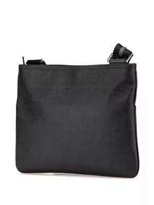 Fendi 2010-2024 Zucca Coated Canvas Crossbody Bag