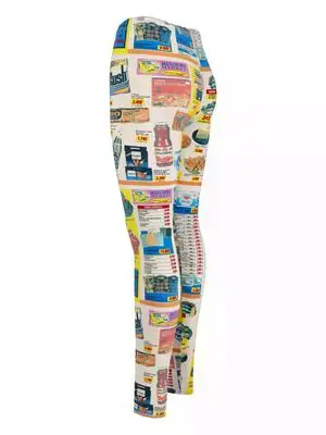 Moschino 1990 Printed Leggings