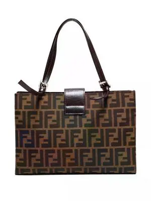 Fendi 1990-2000 Zucca-pattern Shoulder Bag