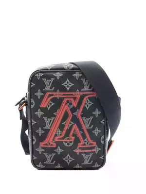 LOUIS VUITTON 2018 Monogram Danube Pm Messenger Bag - Blue