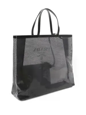 Prada 2010s Sequin Leather Tote Bag