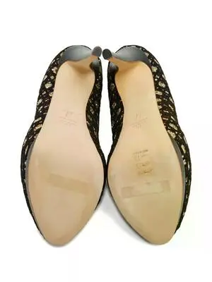 GIUSEPPE ZANOTTI 160mm Glitter Platform Pumps - Black