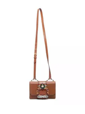 Miu Miu Lady Leather Shoulder Bag - Brown