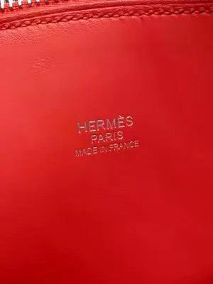 Hermès 27 Bolide Handbag With Detachable Strap - Red