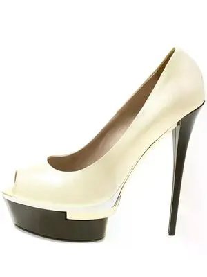 LE SILLA 155mm Peep-toe Platform Pumps